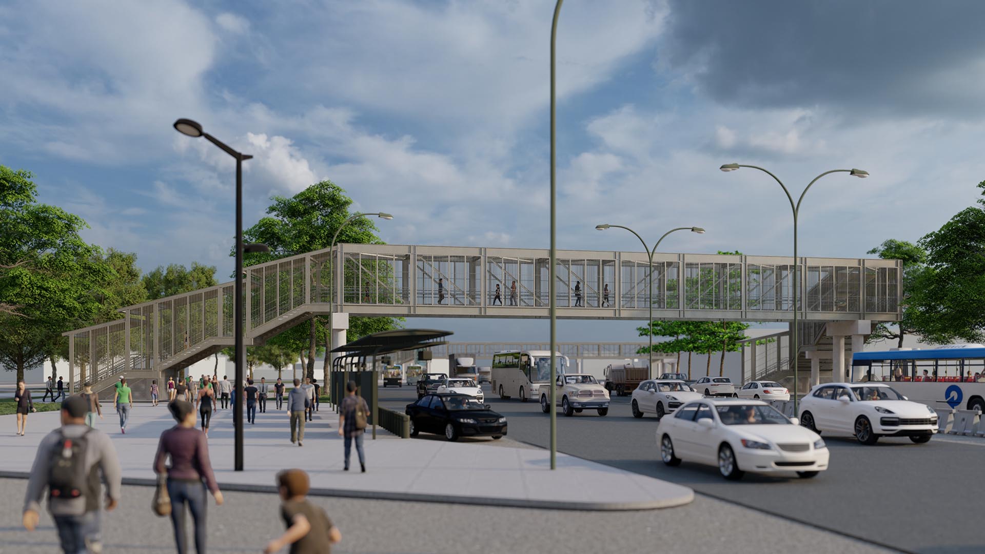 Metro Manila Footbridges | Masumi Architecture Studio